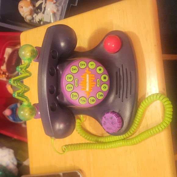 Nickelodeon | Other | 997 Nickelodeon Talk Blaster Land Line Telephone ...